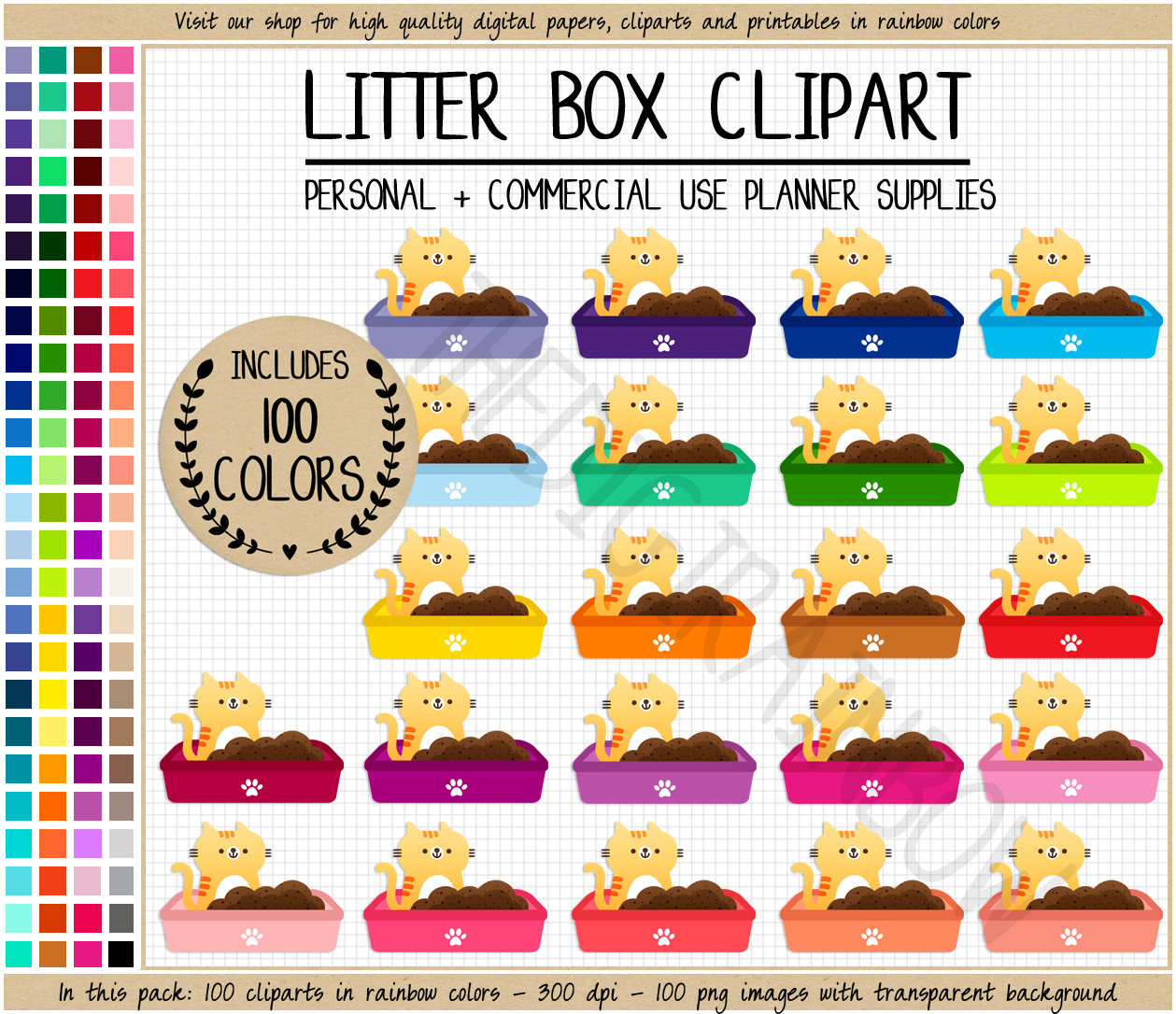 Kitty Litter Clip Art