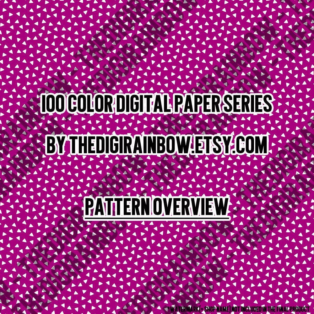 100 Triangle Confetti Digital Paper Rainbow Confetti Digital Paper Star ...