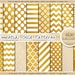 SALE Gold Digital Paper Tribal Digital Paper Gold Foil Print Gold Ikat ...