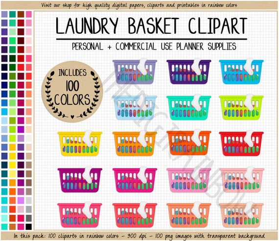 Planner Stickers EC Planner Stickers Laundry Basket Stickers Planner ...