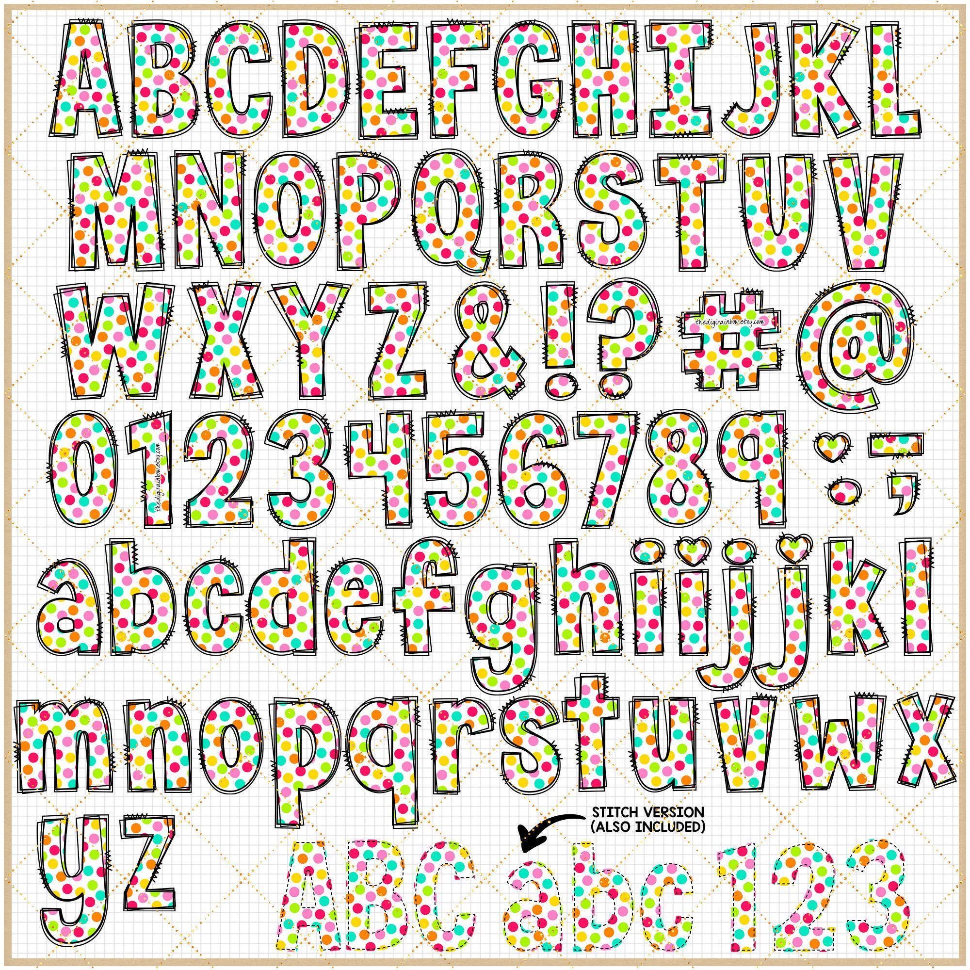Ice Cream Doodle Alphabet PNG Bundle Summer Sublimation Popsicle ...