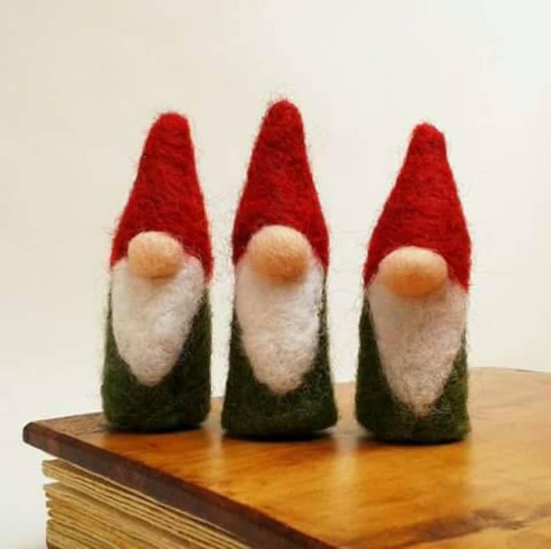 Needle Felting Tutorial PDF. Norwegian Gnomes, Tomte, Nisse. Easy ...