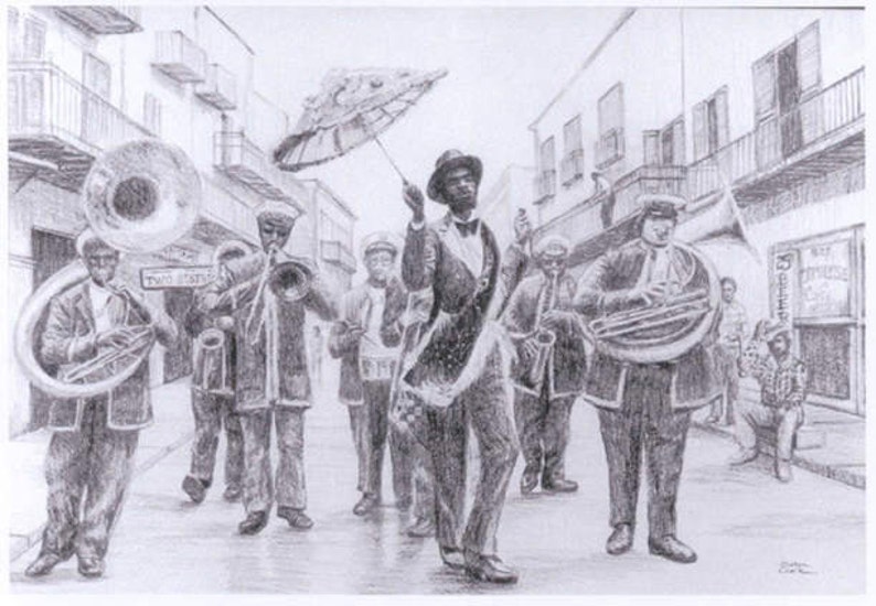 Jazz Funeral March - 2nd Lining - Etsy