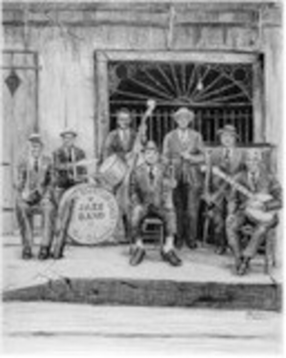 Preservation Hall New Orleans-birthplace of Jazz Print From | Etsy