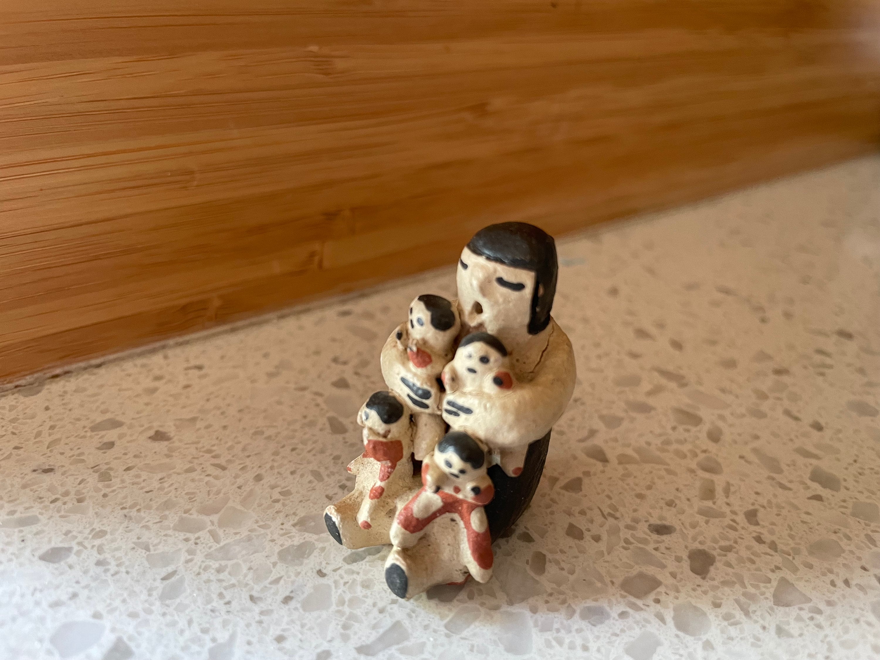 Native American Storyteller Pottery Figurine - Etsy