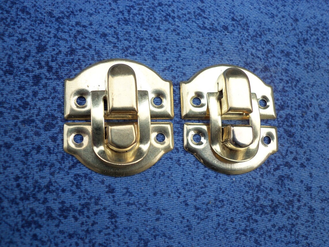 2pcs 30mm X 27mm Metal Latches for Box Lock. Color Gold Z48 - Etsy