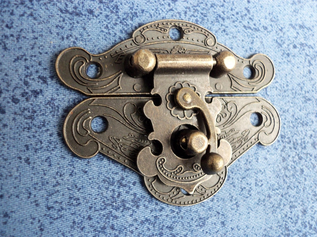 1pcs 53mm X 64mm Metal Latches for Box Lock Color Antique Brass N91 - Etsy