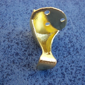 4pcs 25mm X 30mm Color Gold Metal Box Feet Legs Decorative for Box ...