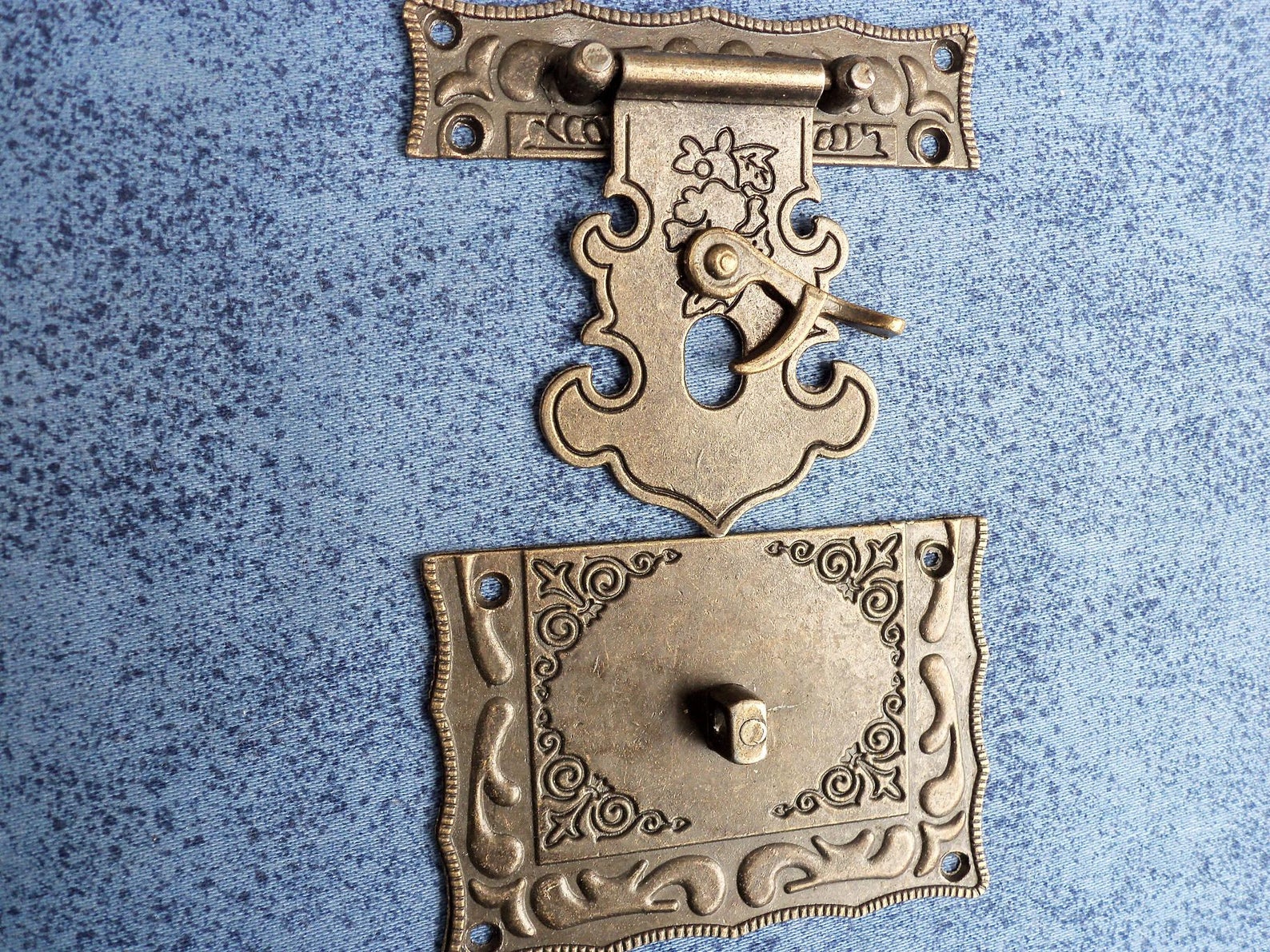 1pcs 85mm X 85mm Metal Latches for Box Lock. Color Antique Brass.n79 - Etsy