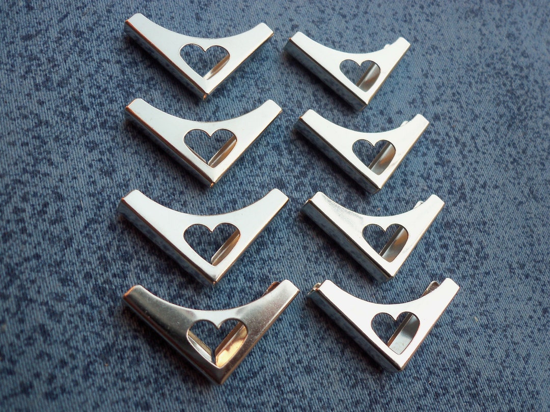 8 Pcs 22mm X 22mm X 5mm Color Silver Book Corners for Bookbinding ...