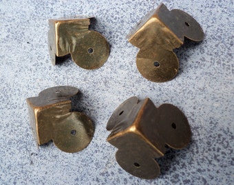 4PCS 40mmx40mm Vintage Iron Decorative Corner Bracket for - Etsy