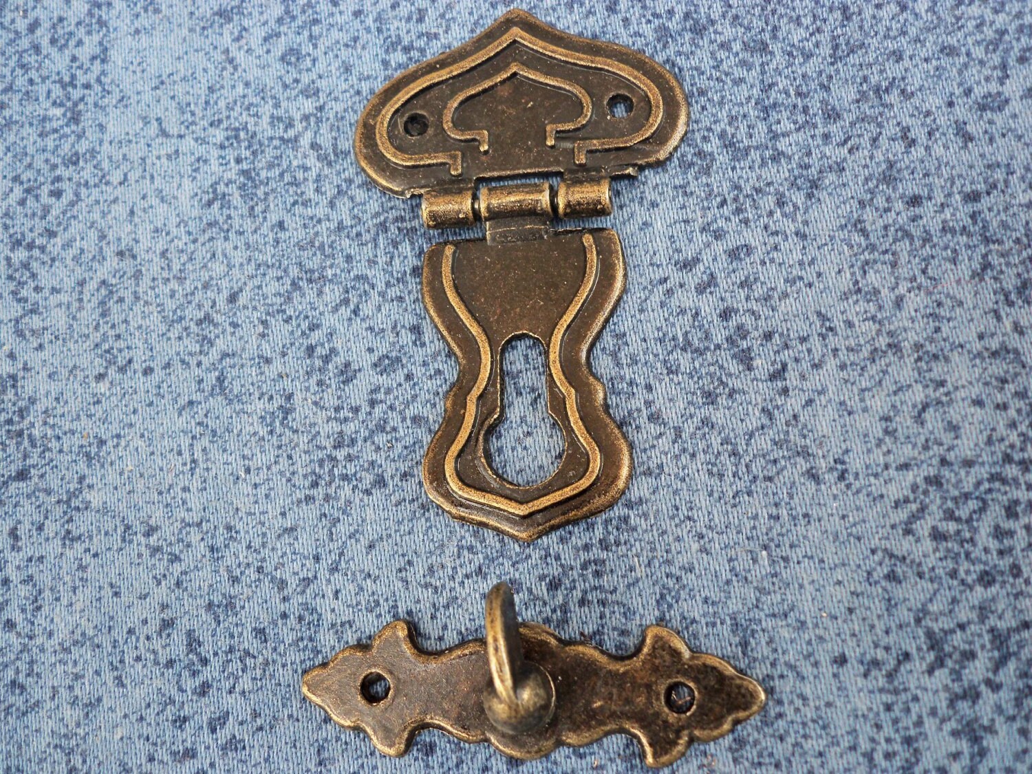 1 Pcs 40mm X 65mm Metal Latches for Box Lock. Color Antique | Etsy