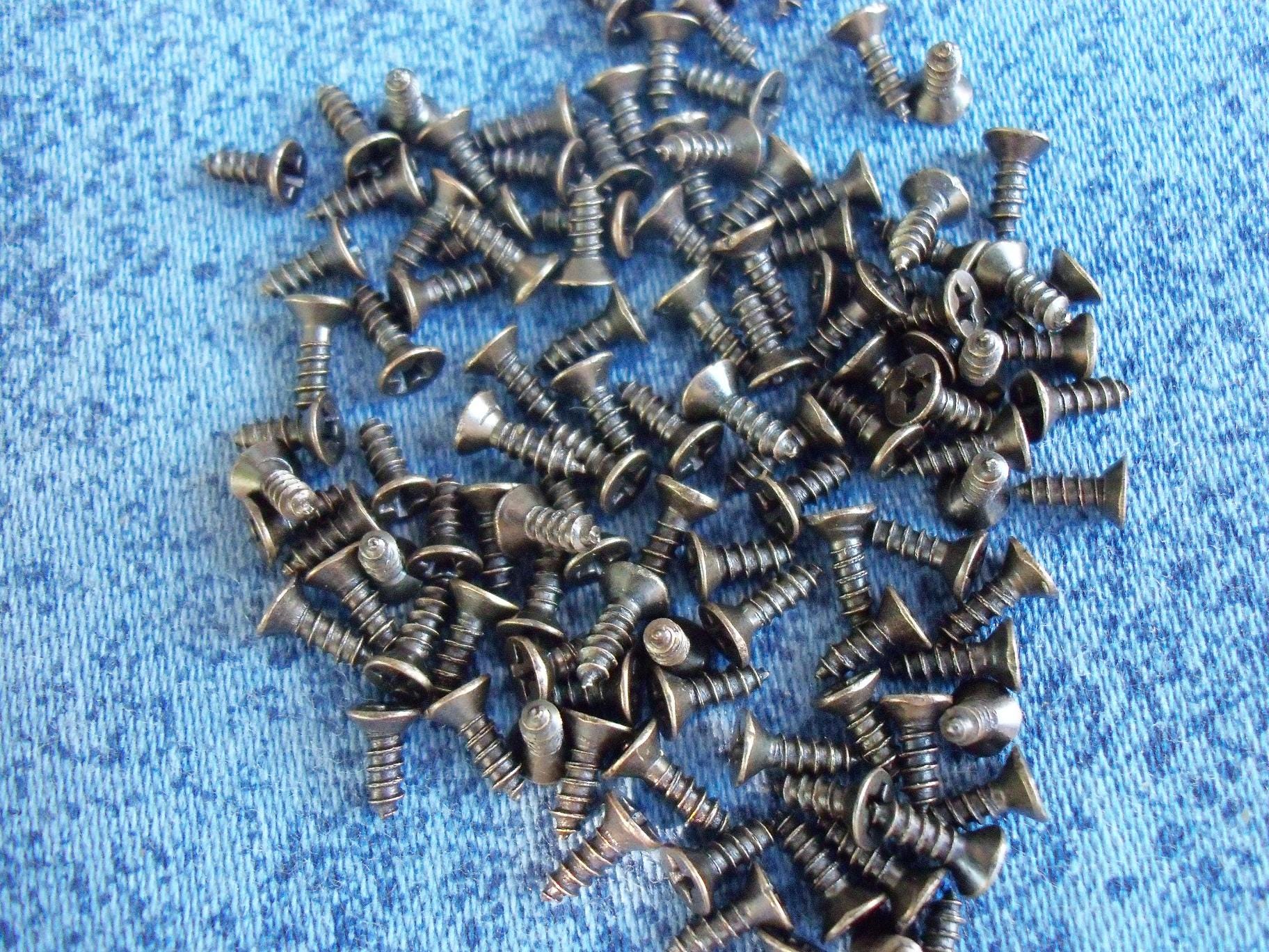 2mm X 4mm Miniature Hardware Parts Pack of 100 Small Tapping Wood ...