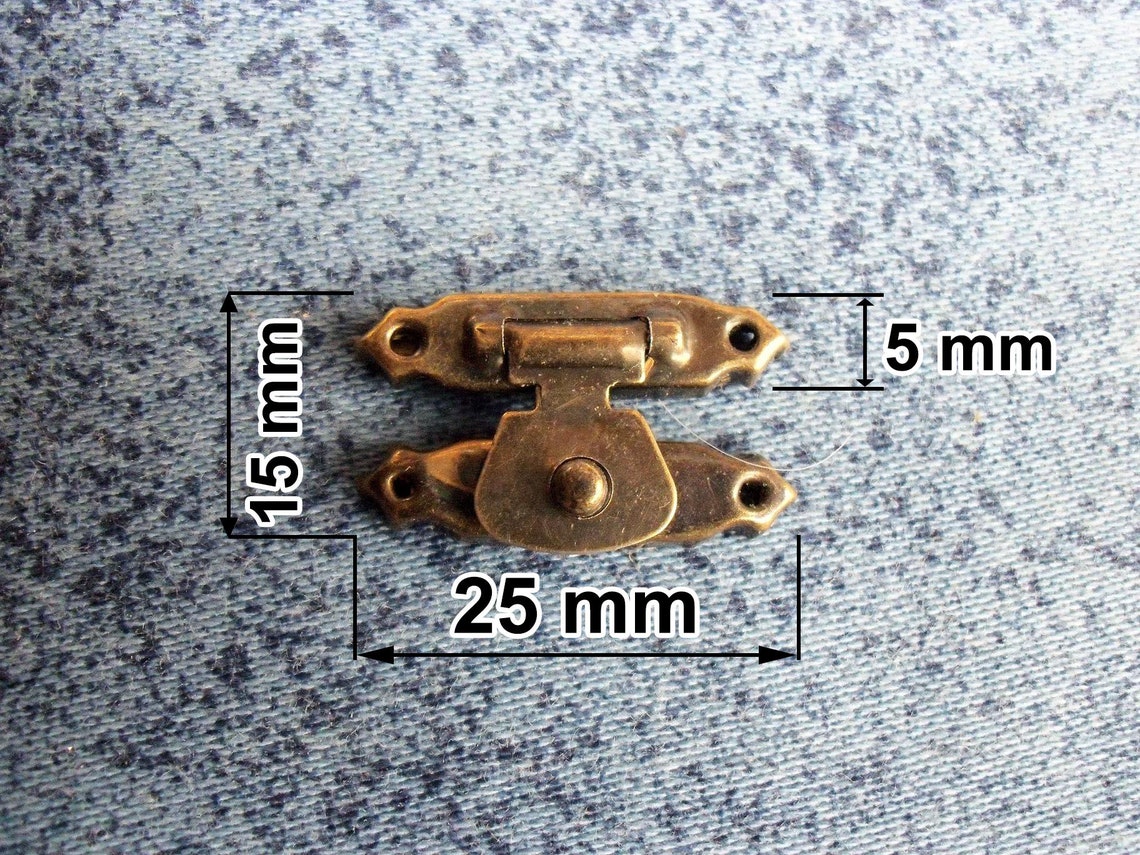 5pcs 16mm X 27mm Metal Latches for Box Lock. N28 - Etsy