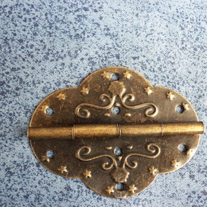 2 Pcs Decorative Hinges 70mmx55mm Metal Color Antique - Etsy