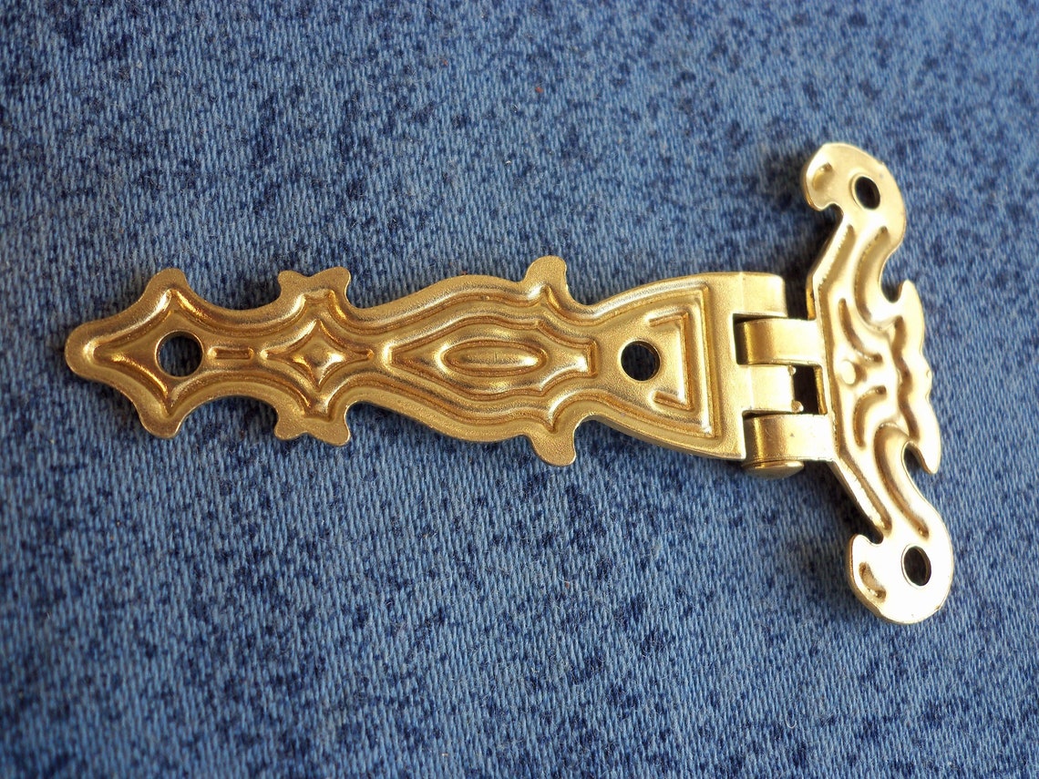 2 Pcs 70mmx40mm Metal Hinges Color Gold P20 - Etsy
