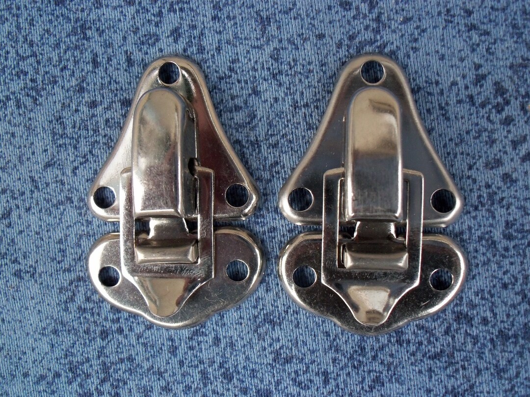 2 Set of 30mm X 45mm Metal Latches for Box Lockcolor Silver - Etsy
