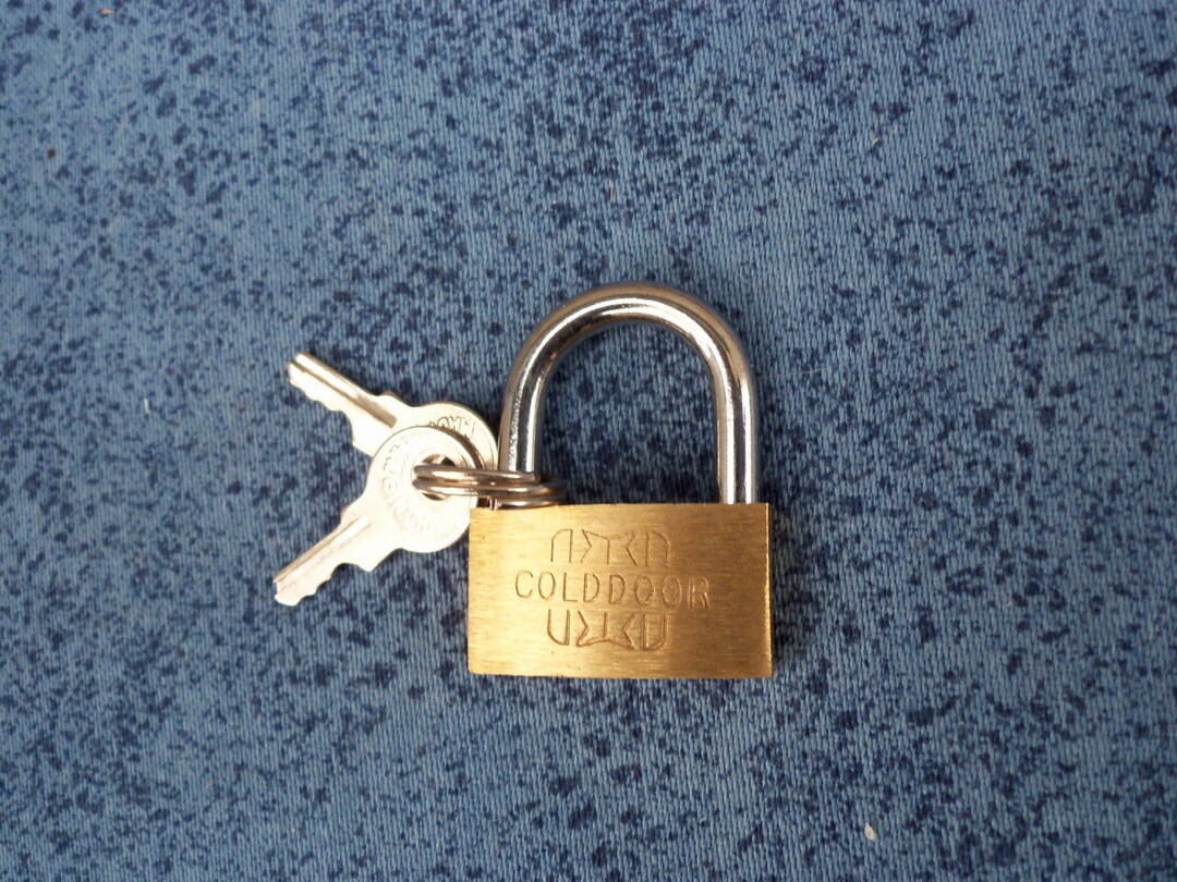 Mini Brass Padlock 30mm X 20mm - Etsy