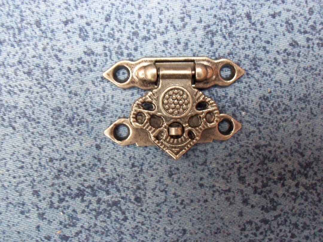1 Set of 35mm X 20mm Metal Latches for Box Lock,color Antique Silver ...