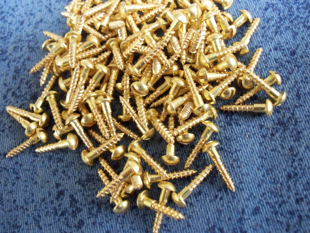 Miniature Hardware Parts Pack DIN 96 Small 2x10 Mm Solid Brass Wood ...