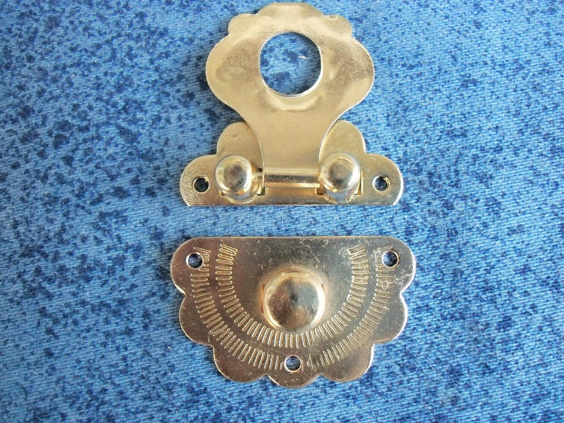 1 Set of 32mm X 38mm Metal Latches for Box Lock Color Gold N23 - Etsy