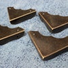 4pcs 30mm X 30mm X 30mm Metal Decorative Corner Bracket for Chest Case ...