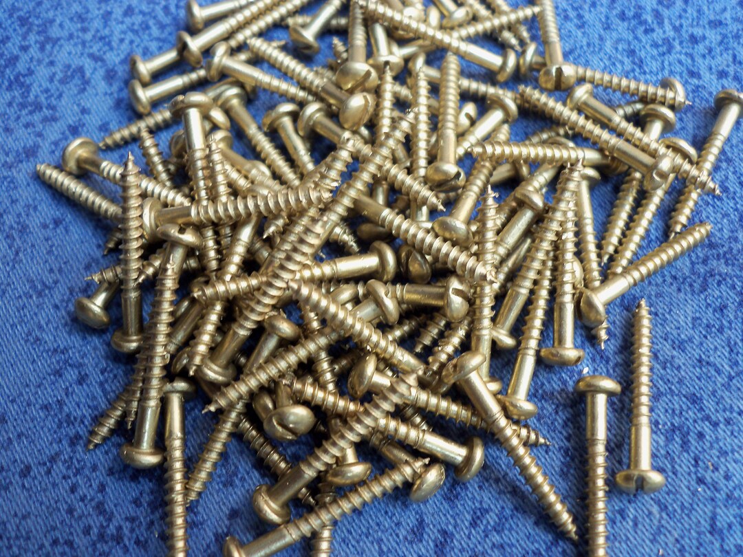 Miniature Hardware Parts Pack DIN 96 Small 2,5x20mm Solid Brass Wood ...