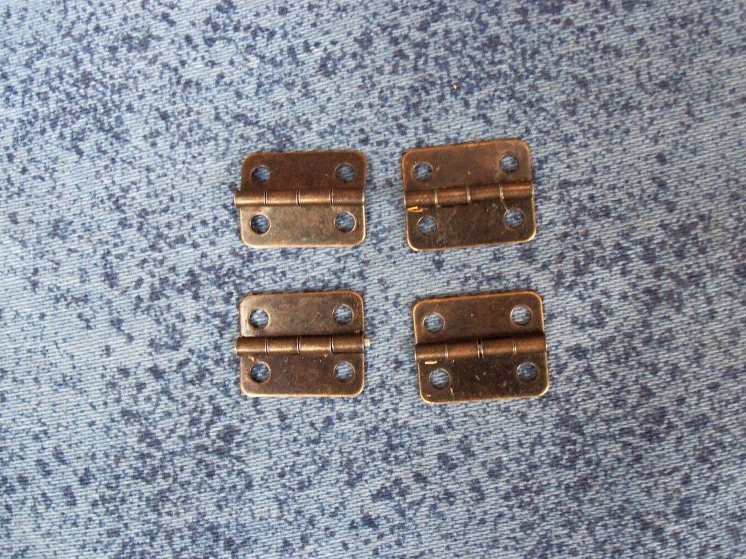 4pcs 14mm X 16mm Metal Decorative Hinges Color Antique Brass P78 - Etsy