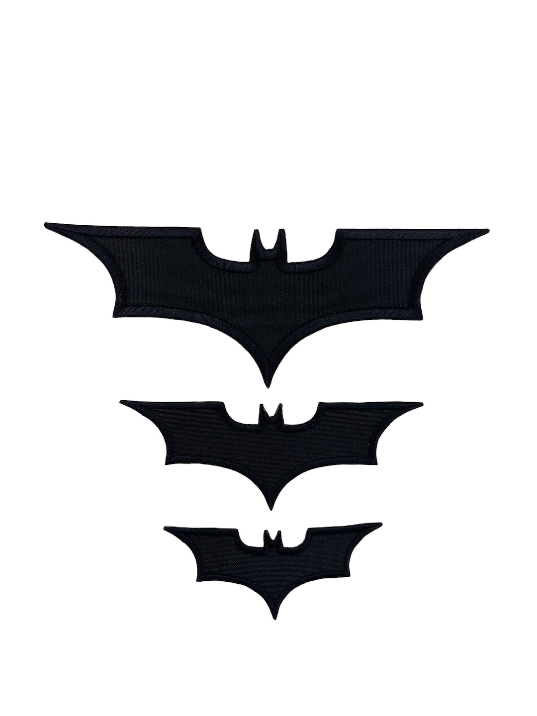 Bat Logo Patch \ Emblem \ Badge \ Applique - Multiple Colors and Sizes ...