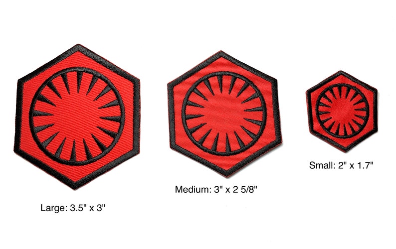 First Order Red and Black Uniform Patch Star Wars: the Force - Etsy
