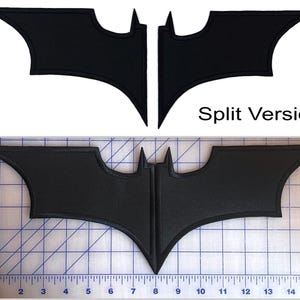 Bat Logo Patch \ Emblem \ Badge \ Applique - Multiple Colors and Sizes ...