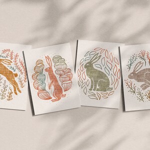 Nordic Rabbit SVG Vectors, Easter, PNG, JPG, Pattern, Seamless, Clip ...