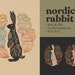 Nordic Rabbit Bundle PNG Design, Easter, Sublimation, Clip Art, Folk ...