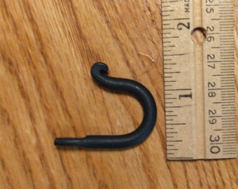 Small Black Hooks - Etsy
