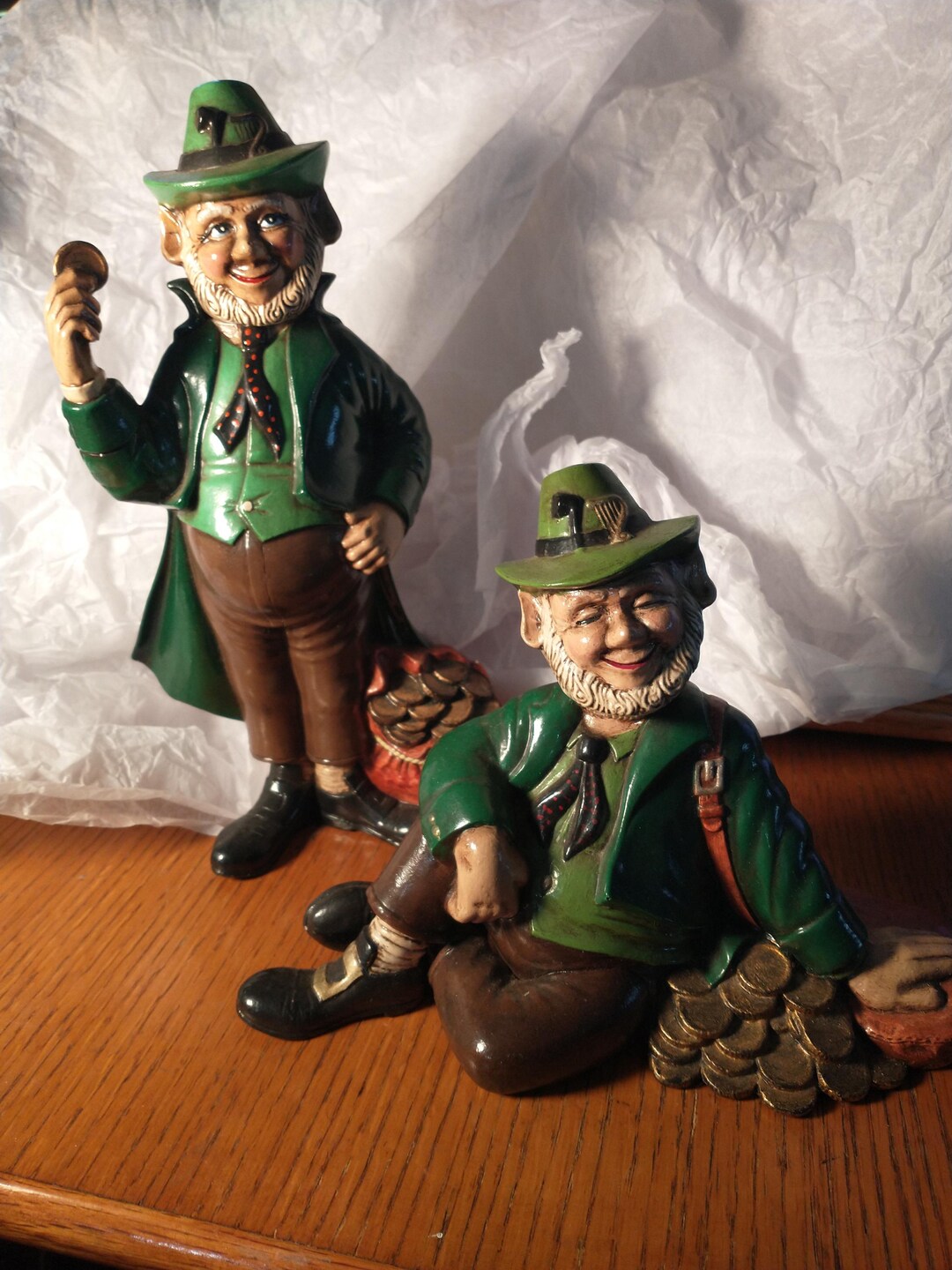 Ceramic, Hand Painted, Lepricons, St Patricks Day, Figurines, Free ...