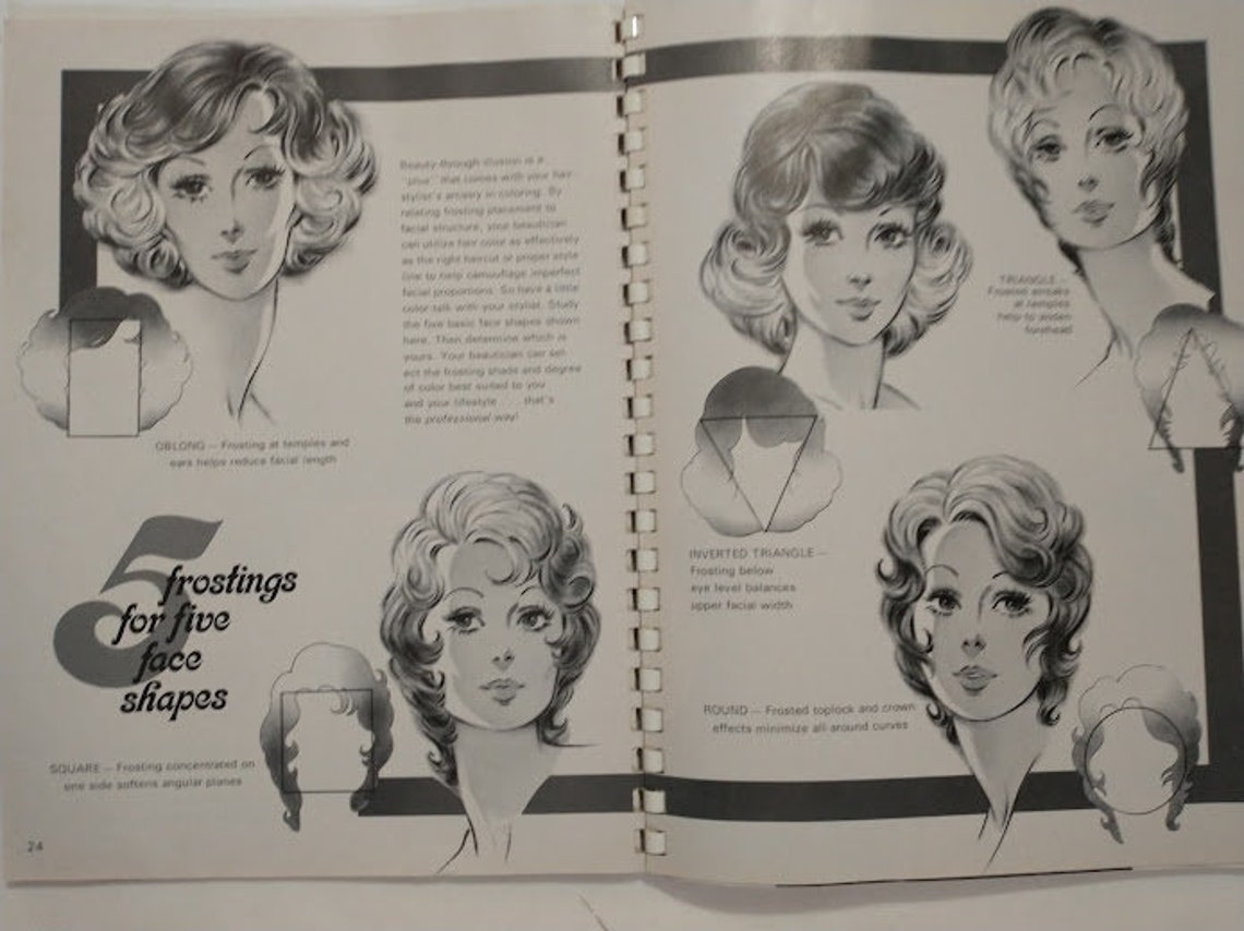 Hair Styling Book Modern Salon Styles 1971 Smart Hairstyles - Etsy