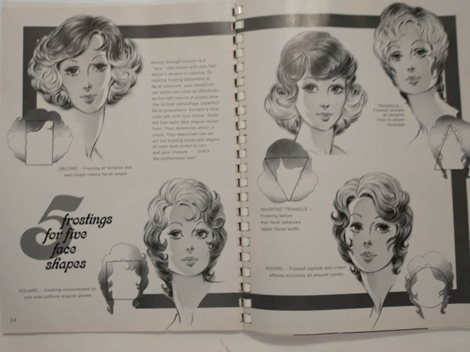 Hair Styling Book Modern Salon Styles 1971 Smart Hairstyles | Etsy