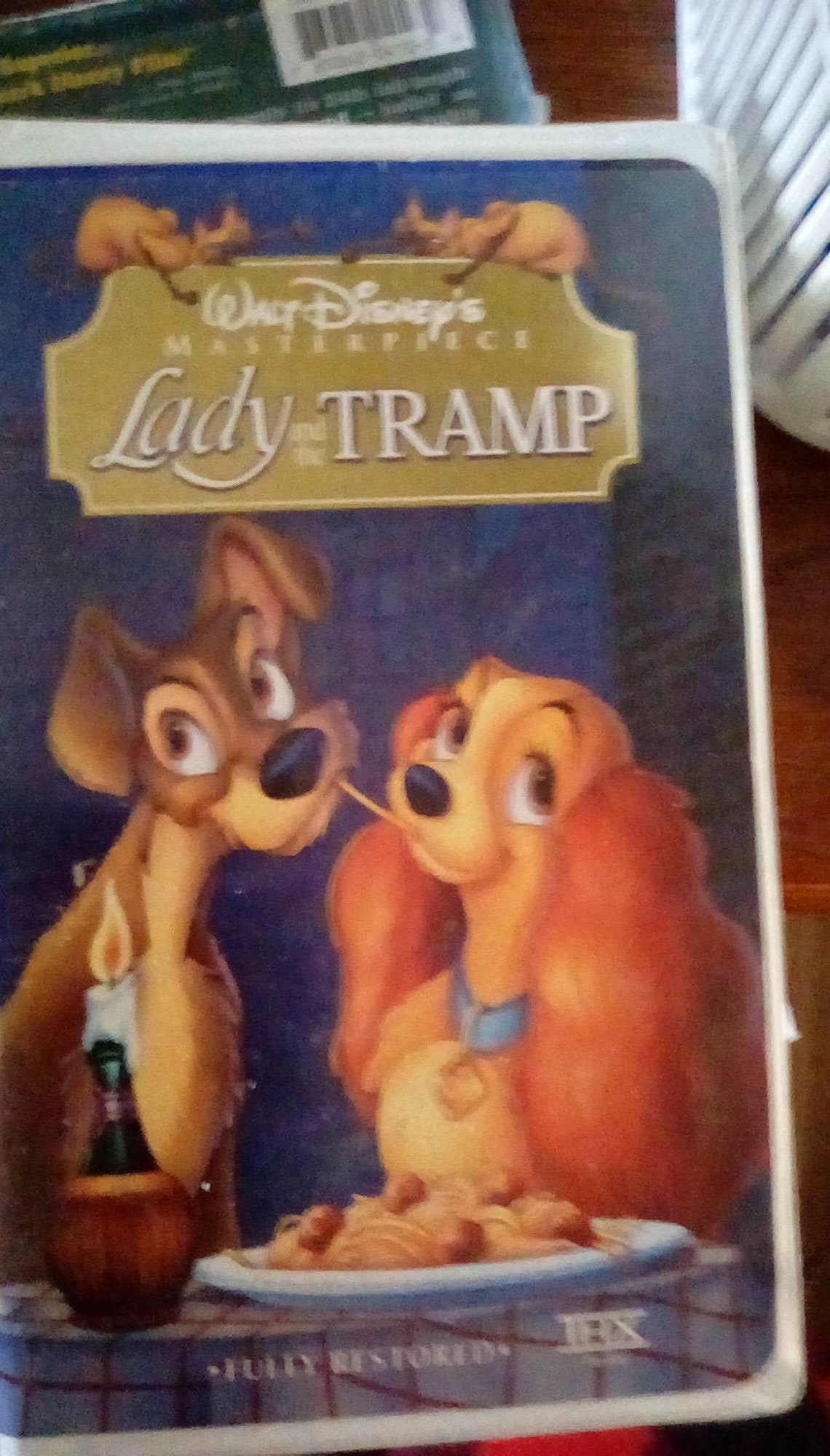 VHS Lady and the Tramp Walt Disney Masterpiece | Etsy