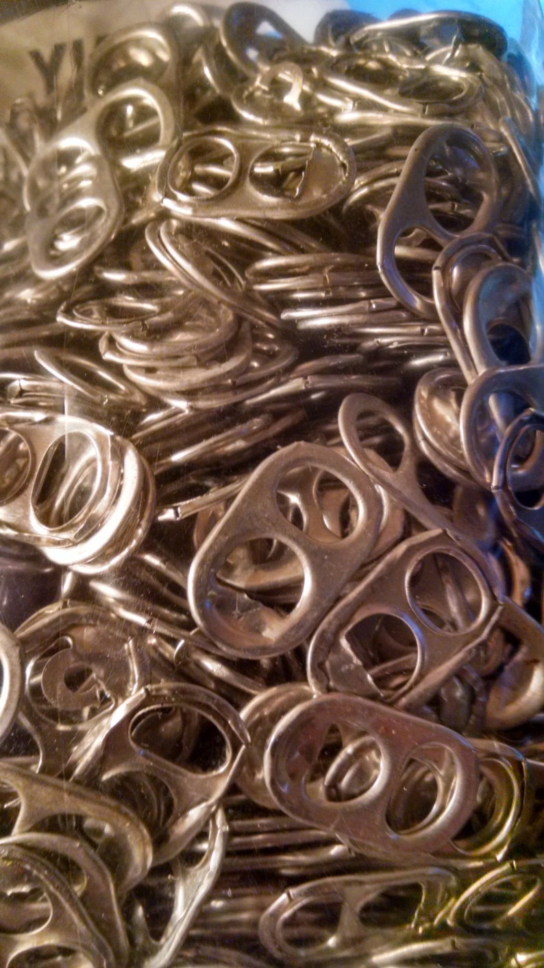 500 Aluminum Can Pull Tabs, Free Shipping - Etsy