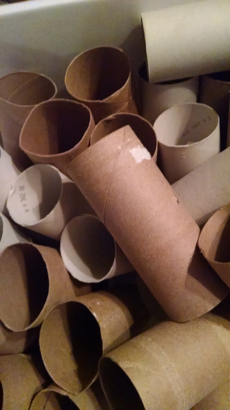 24 Toilet Paper Rolls Arts And Crafts Empty Toilet Paper Etsy