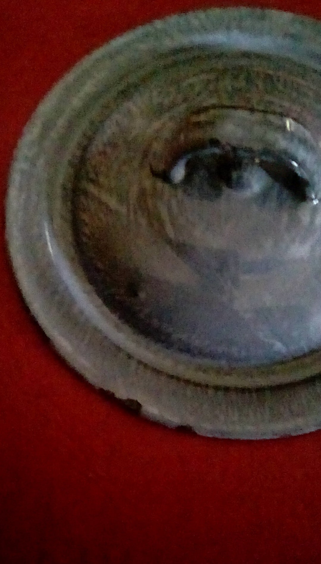 Vintage Enamelware, Gray Lid, Cover - Etsy