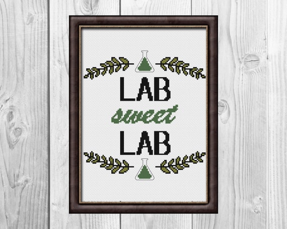 Lab Sweet Lab Cross Stitch Pattern PDF - Etsy UK