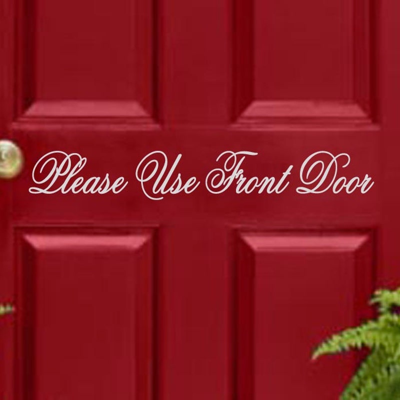 Front Door Vinyl - Etsy