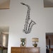 Jazz Saxophone Sax Music Vinyl Wall Sticker Decal 37h X - Etsy