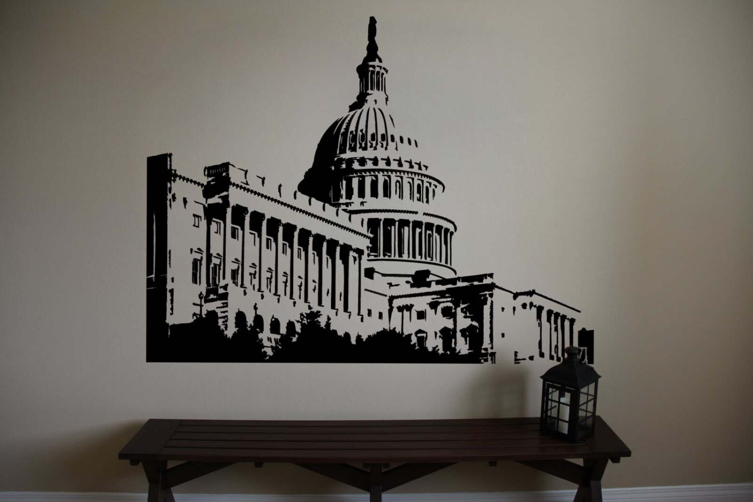 Capitol Building Washington DC Senate Vinyl Wall Sticker Decal - Etsy ...