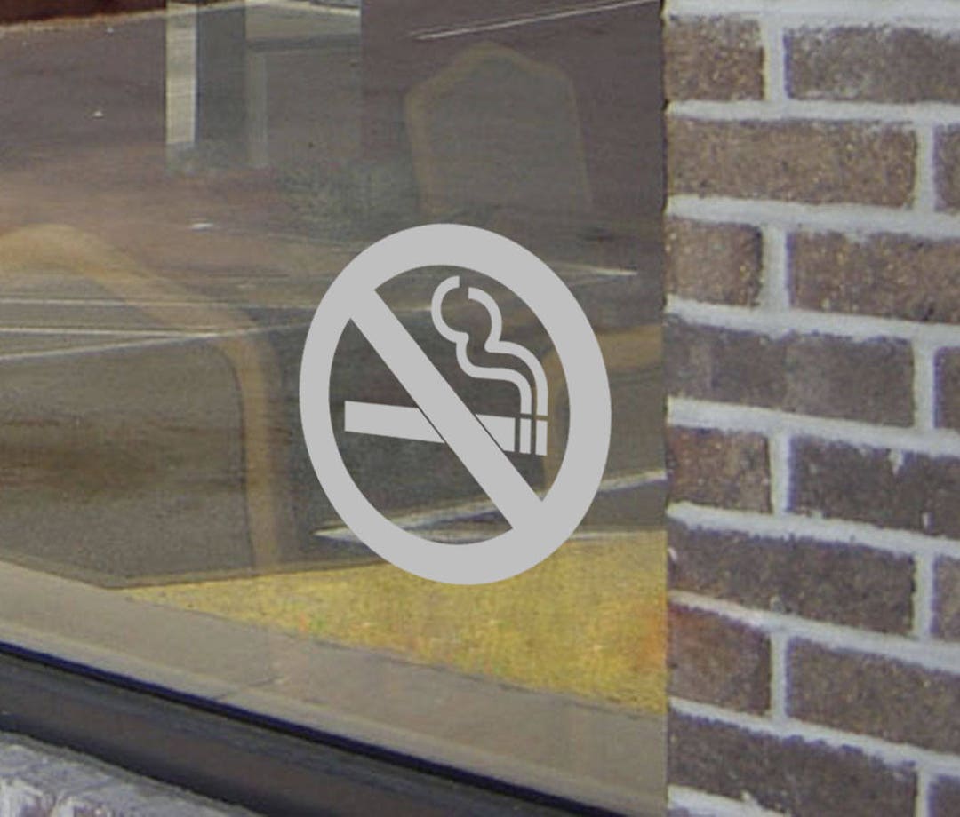 No Smoking Sign Design Vinyl Sticker Decal 3" 5" 7" Sizes - Etsy