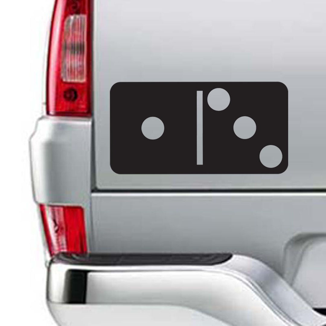 Domino Vinyl Wall Sticker Decal - Etsy