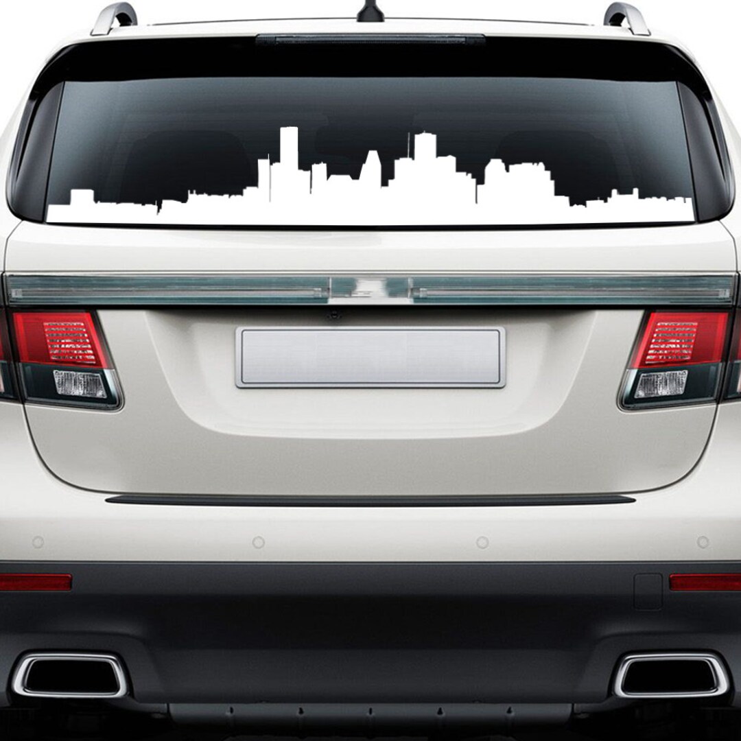 HOUSTON Texas Skyline Vinyl Wall Sticker Decal 9"h X 60"w - Etsy