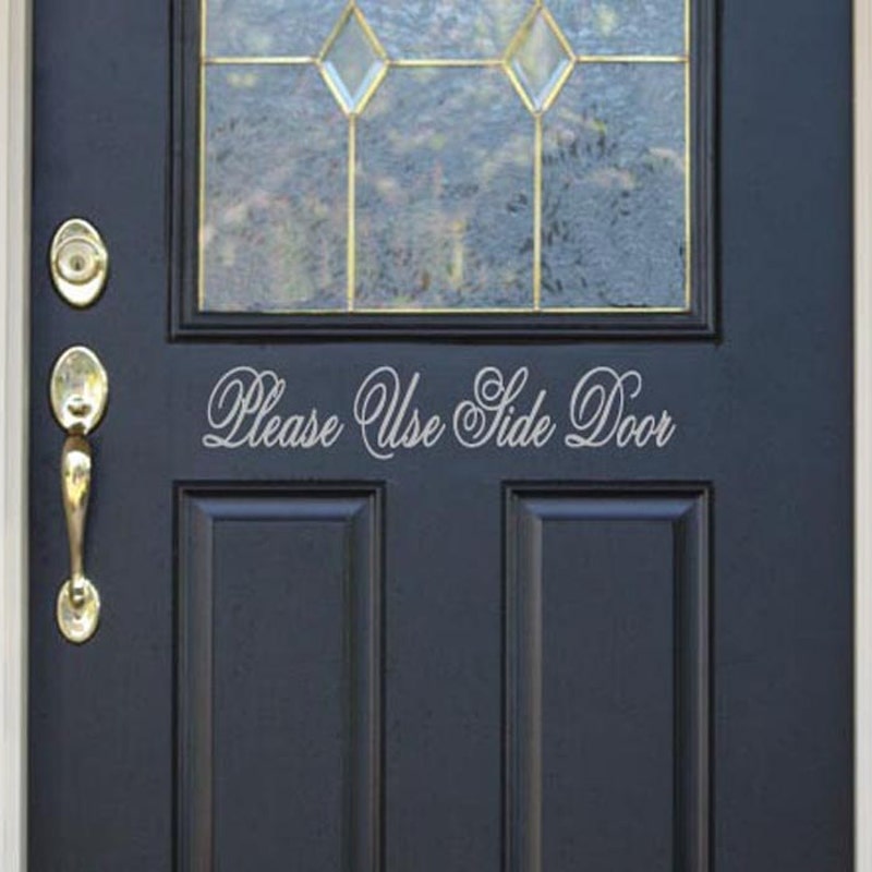 Use Side Door Sign - Etsy
