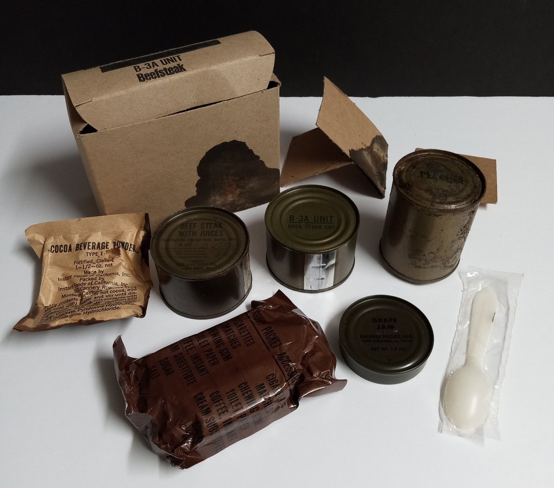 Original Vietnam War Era US Army C Rations Survival B-3A Unit - Etsy